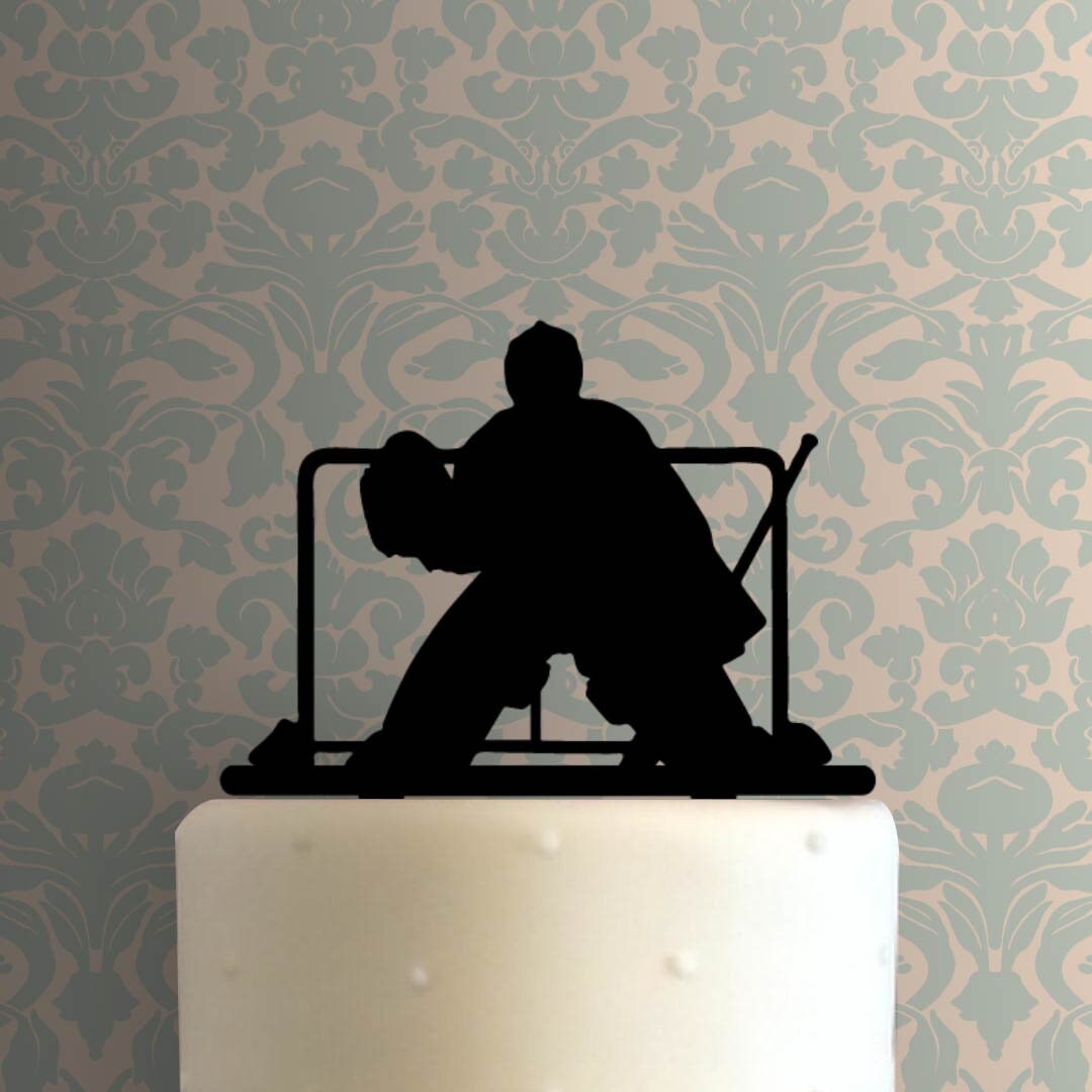 Hockey Goalie 225-A660 Cake Topper - Etsy