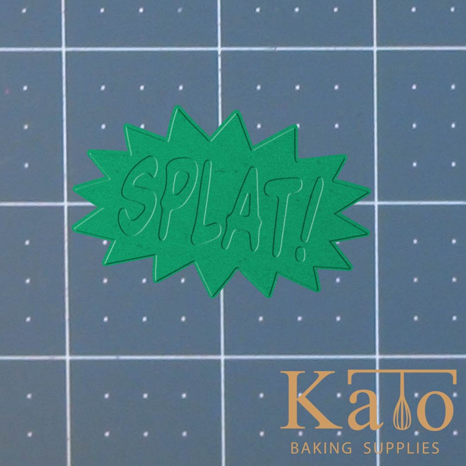 Splat Sign 227-139 Cookie Cutter and Acrylic Stamp - Etsy