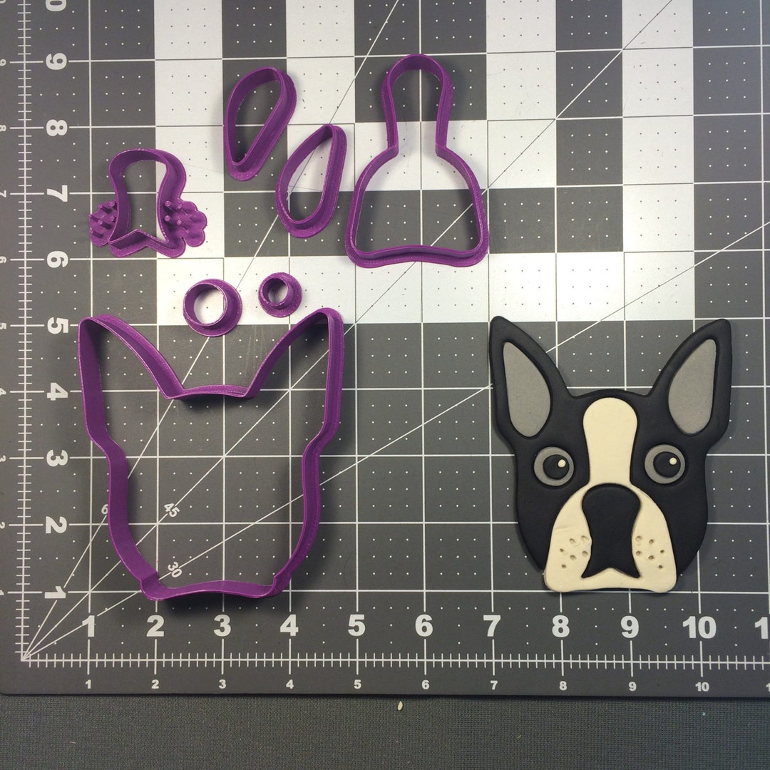 Boston Terrier Cookie Cutter Set - Etsy