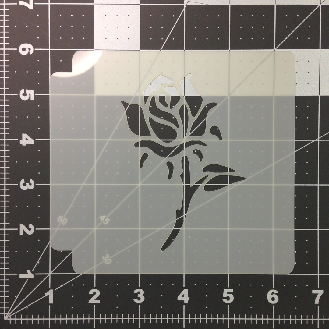 Flower 102 Stencil - Etsy