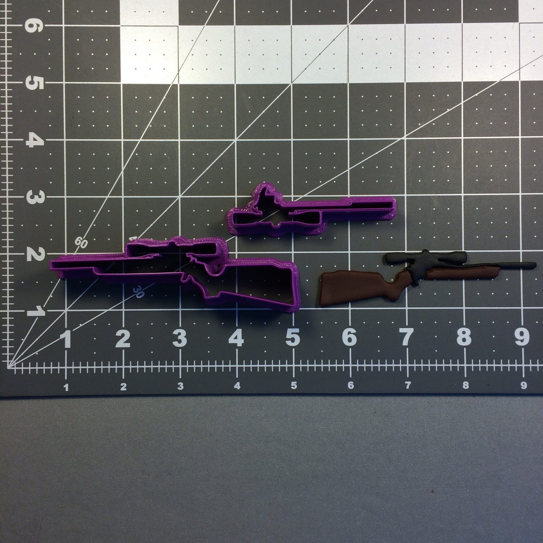 Rifle 100 Cookie Cutter Set - Etsy