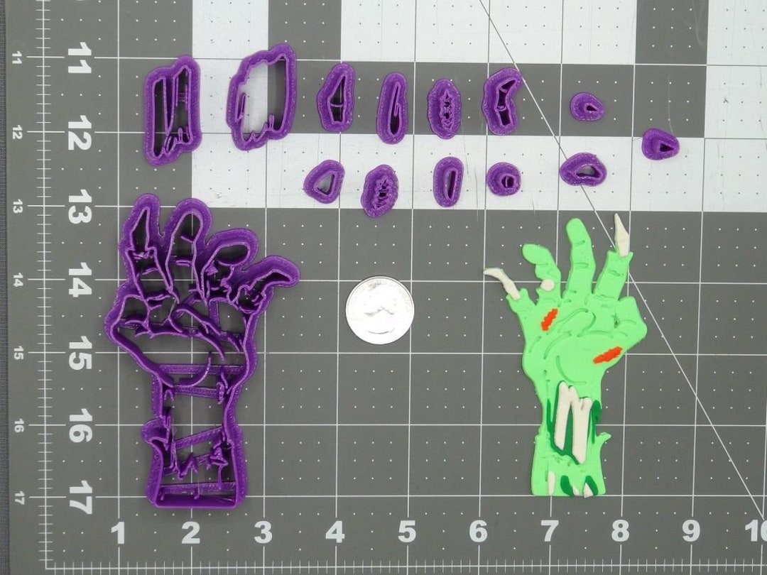 Zombie Hand 266-D850 Cookie Cutter Set - Etsy
