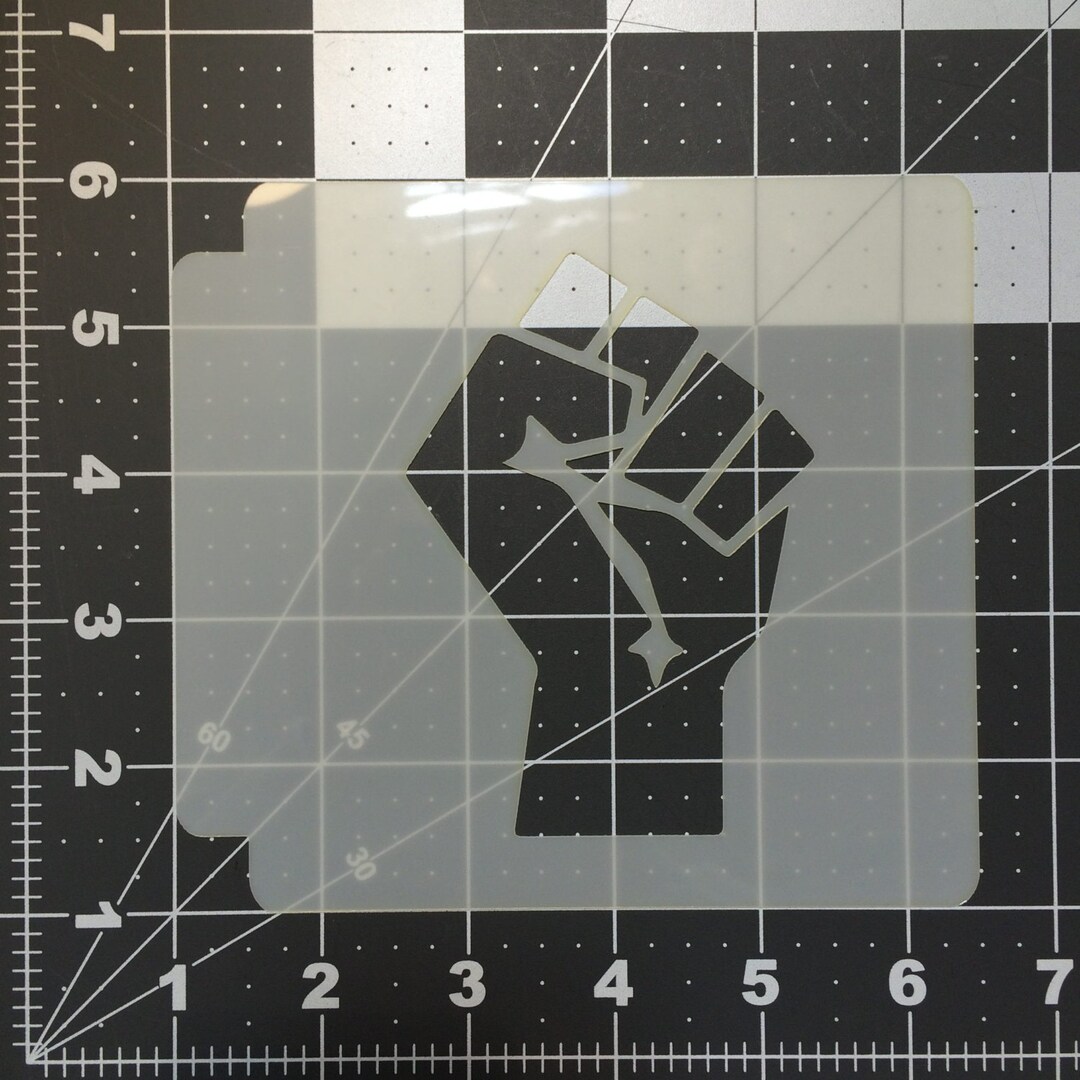 Hand 100 Stencil - Etsy