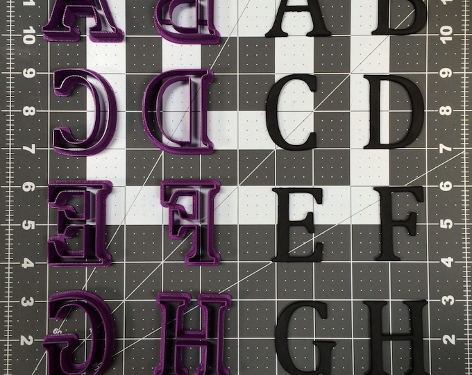 Greek Comic Sans Font Lowercase Cookie Cutters - Etsy