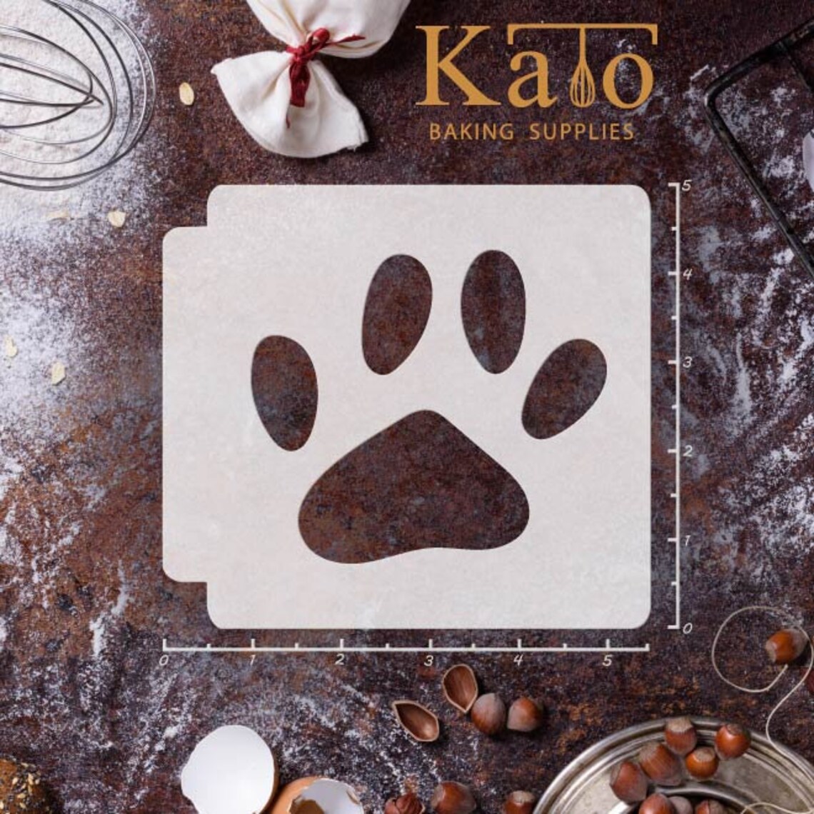 Lynx Paw Print 783-B177 Stencil - Etsy