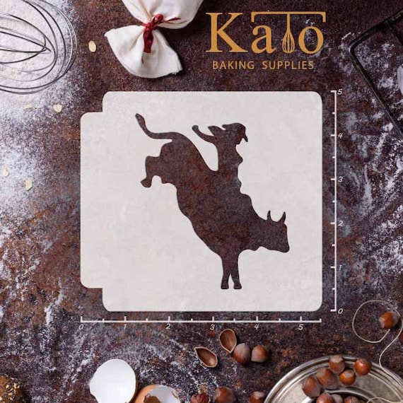 Bull Riding 783-B829 Stencil Silhouette - Etsy