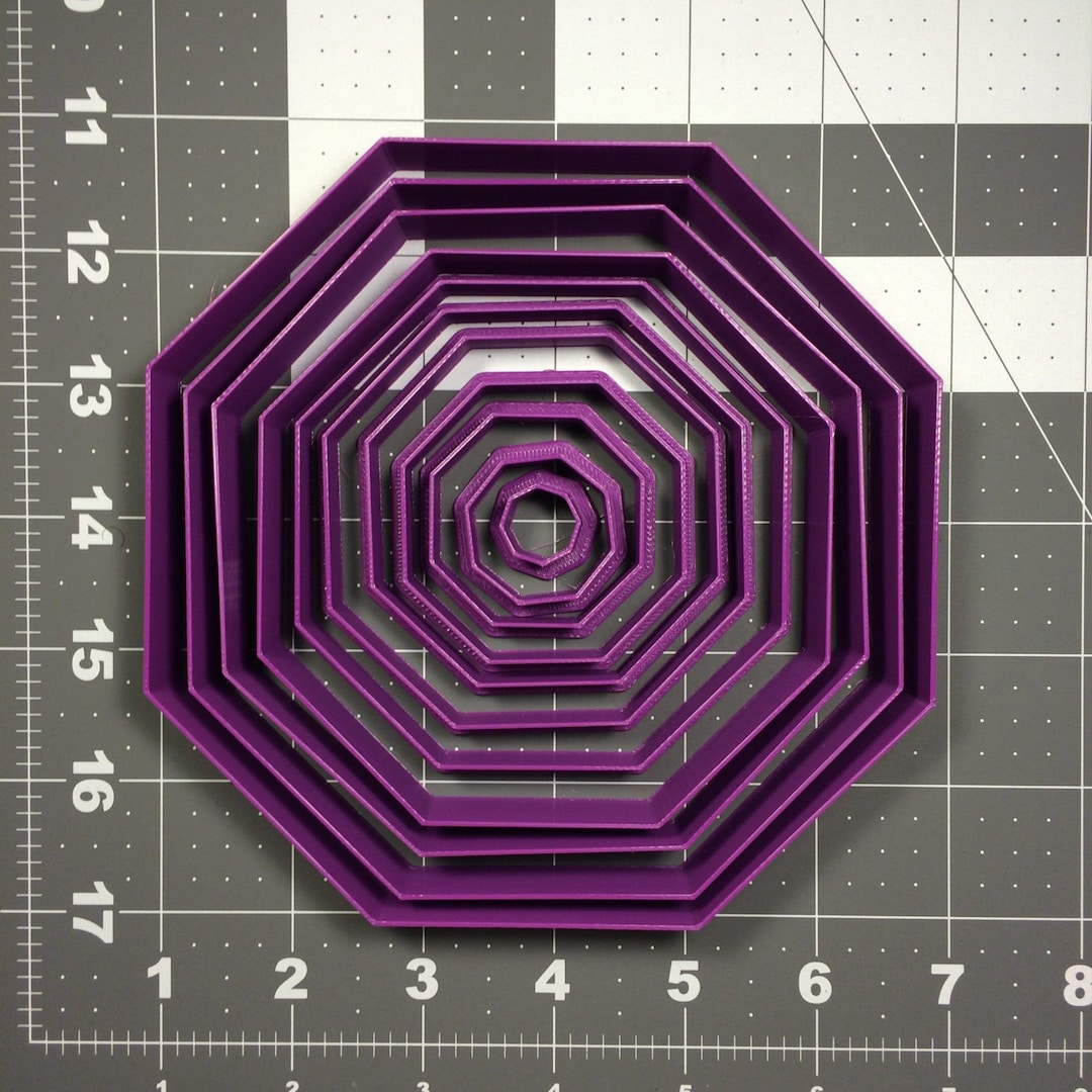 Octagon Cookie Cutter Set - Etsy