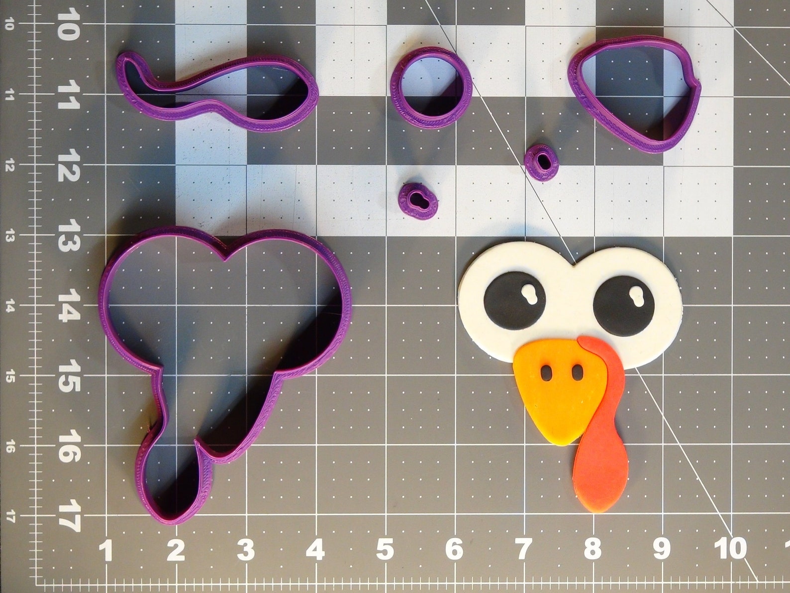 Turkey Face 266-C423 Cookie Cutter Set - Etsy