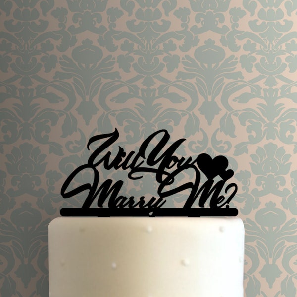 Marry Me Cake Topper - Etsy
