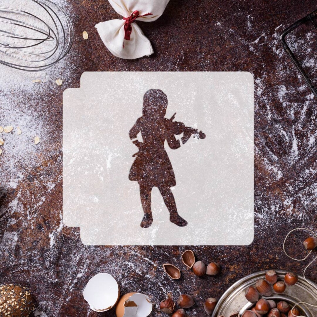 Kid Playing Violin 783-I255 Stencil - Etsy