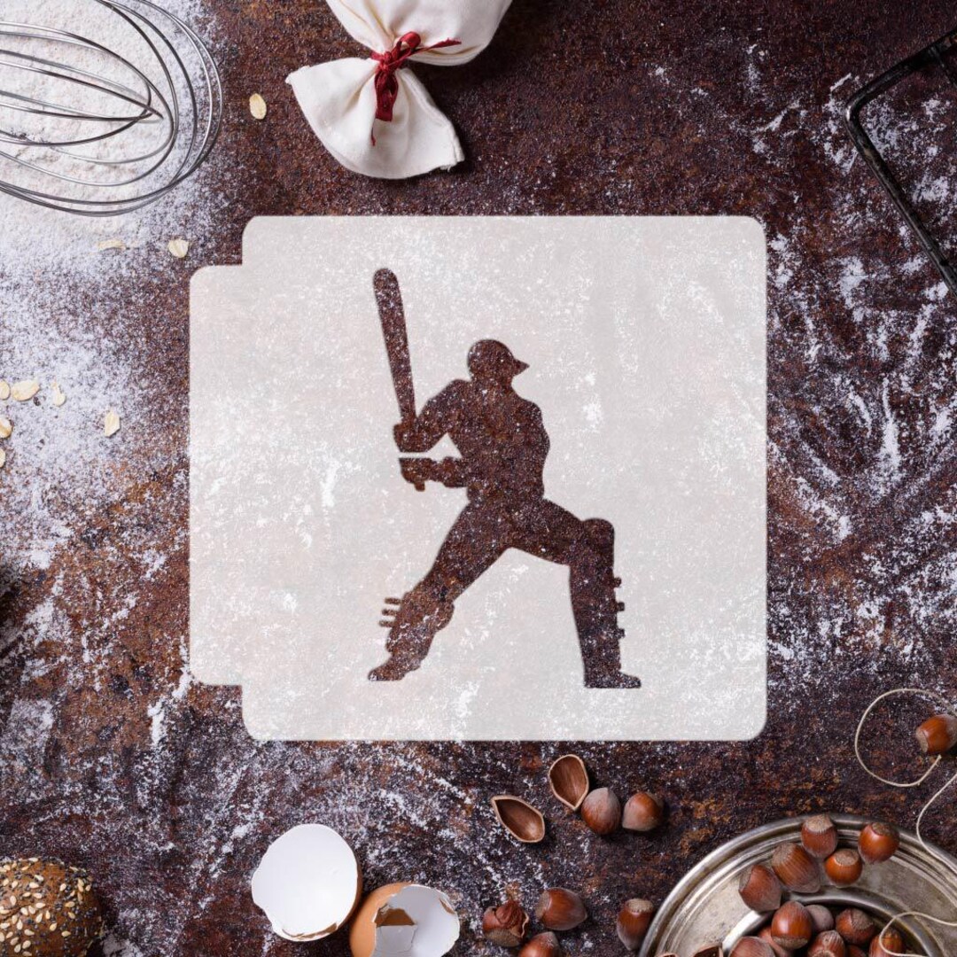 Cricket Player 783-J200 Stencil - Etsy