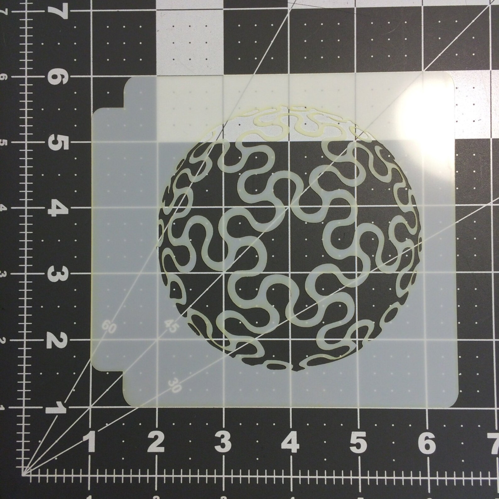 Ball Pattern 100 Stencil - Etsy