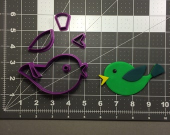 Parrot Birb Bird Cookie Cutter Pastry Fondant Dough Biscuit - Etsy