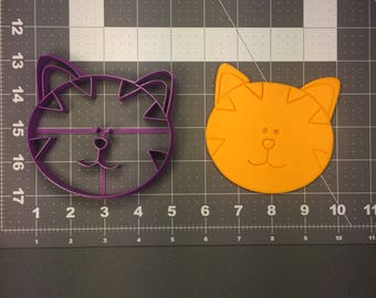 Kitten Head Cookie Cutter Cute Cat Face Fondant Cutter Cupcake Cake ...