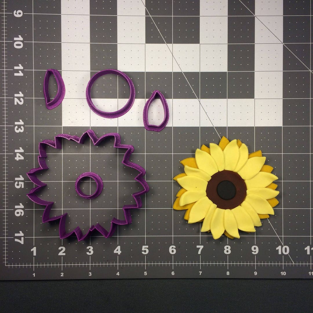 Sunflower 102 Cookie Cutter Set - Etsy