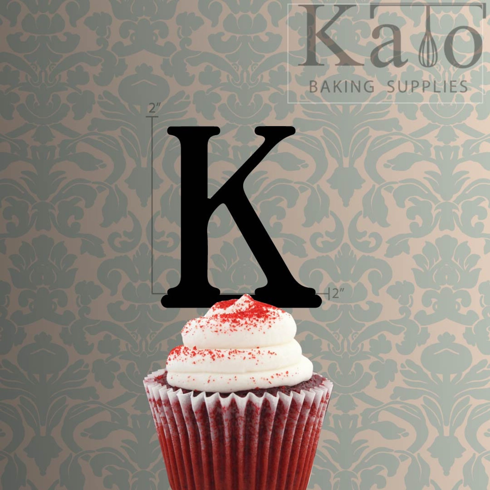 Greek Alphabet Kappa 228-068 Cupcake Topper - Etsy