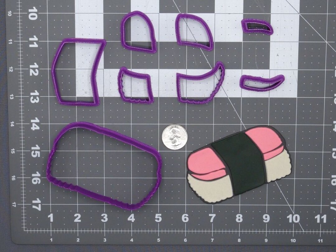 Spam Musubi 266-F214 Cookie Cutter Set - Etsy