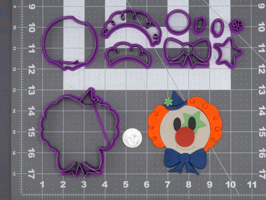 Clown Head 266-K695 Cookie Cutter Set - Etsy