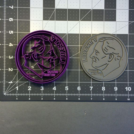 Dime 100 Cookie Cutter | Etsy