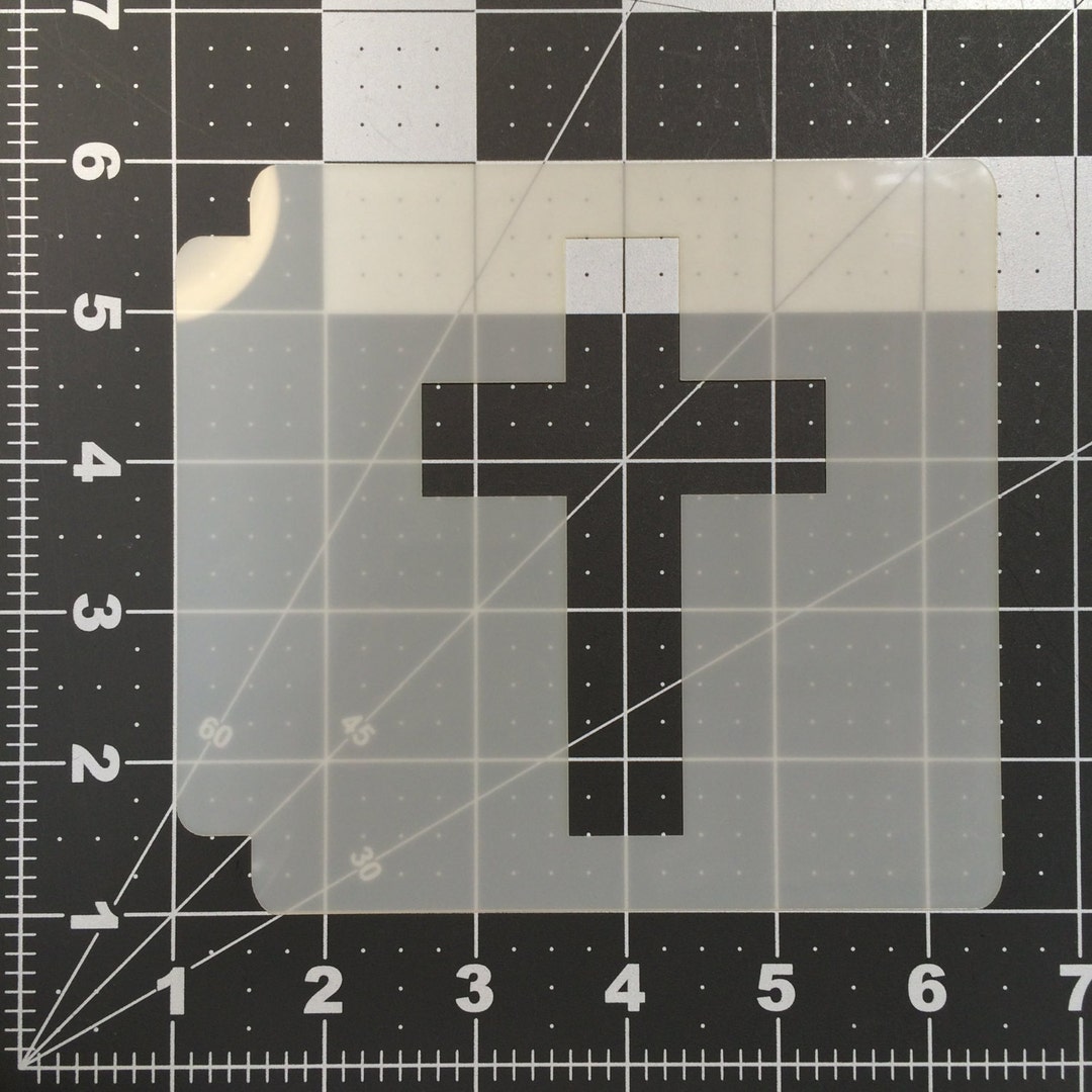 Cross 100 Stencil - Etsy