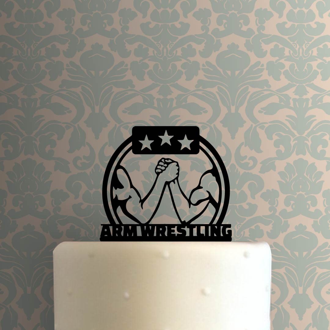 Arm Wrestling 225-B544 Cake Topper - Etsy