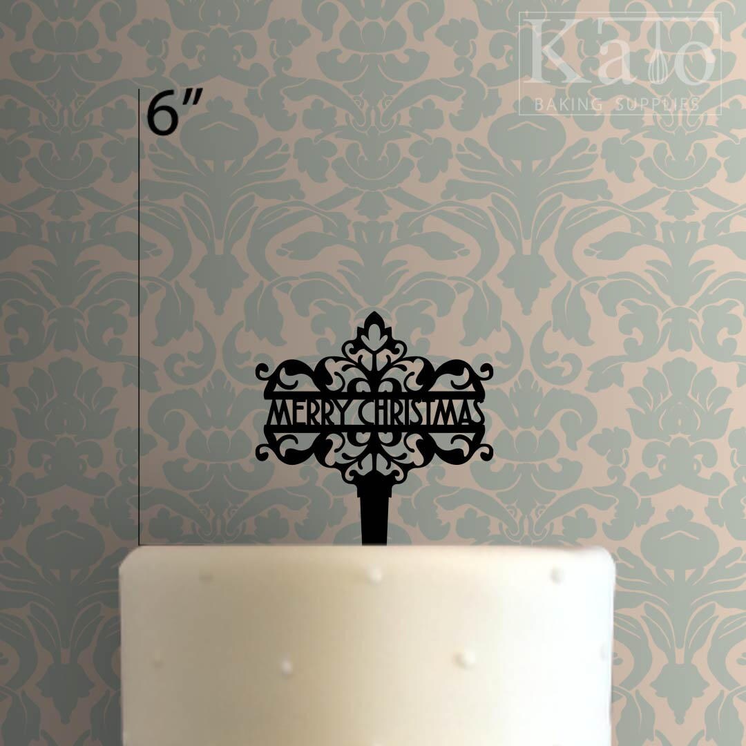 Merry Christmas 105 Cake Topper - Etsy
