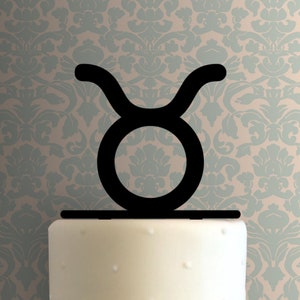 Zodiac - Taurus Symbol 225-945 Cake Topper - Etsy