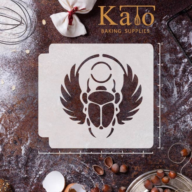 Egyptian Scarab 783-B091 Stencil - Etsy