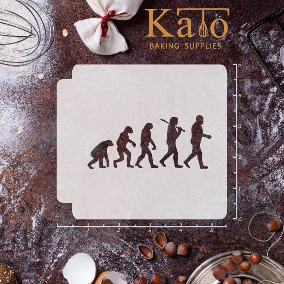 Human Evolution 783-747 Stencil - Etsy
