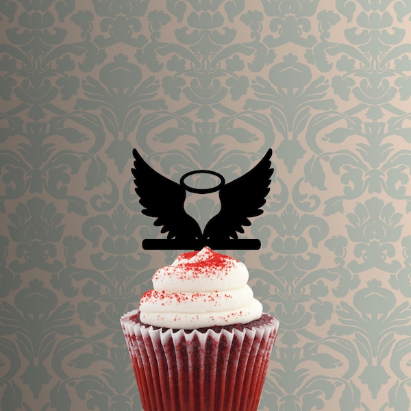 Angel Cupcake Topper - Etsy