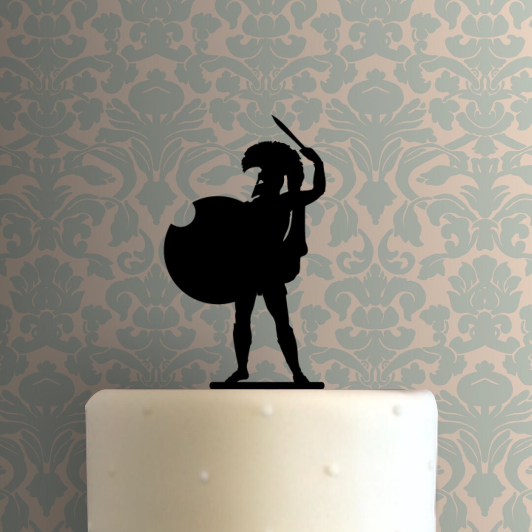 Spartan Soldier 225-A026 Cake Topper - Etsy