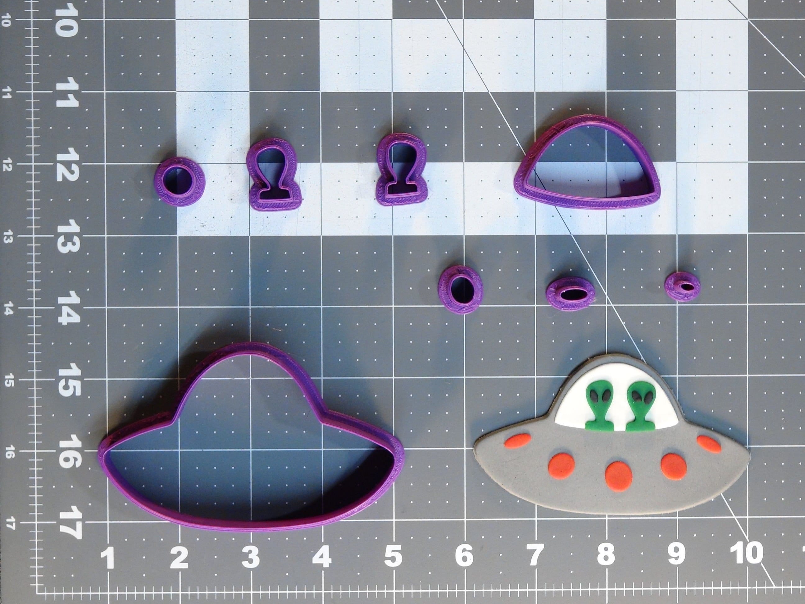 Alien UFO 266-C290 Cookie Cutter Set - Etsy