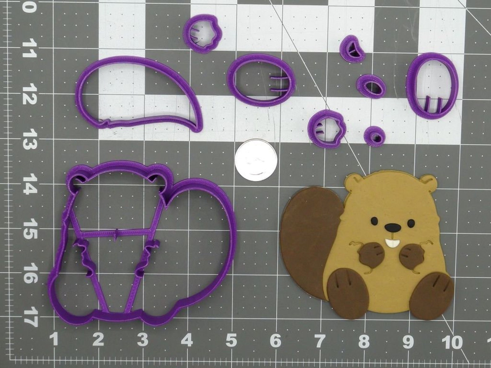 Cute Beever Body 266-D029 Cookie Cutter Set - Etsy