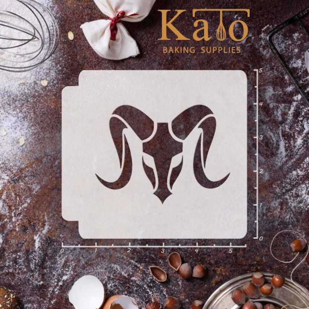 Ram Skull 783-A181 Stencil - Etsy