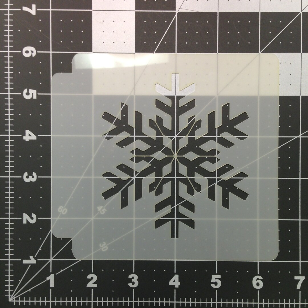 Snowflake 100 Stencil - Etsy