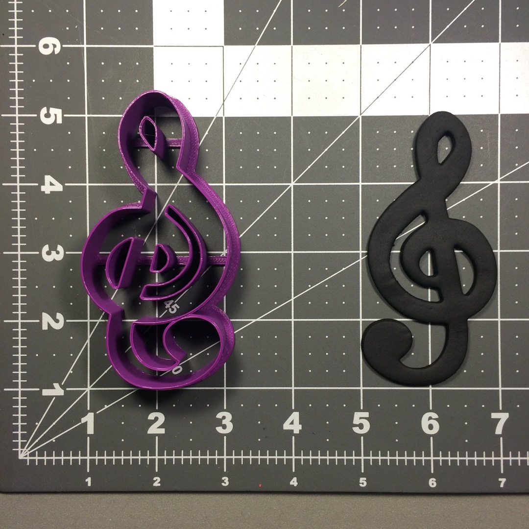 Treble Clef 101 Cookie Cutter - Etsy