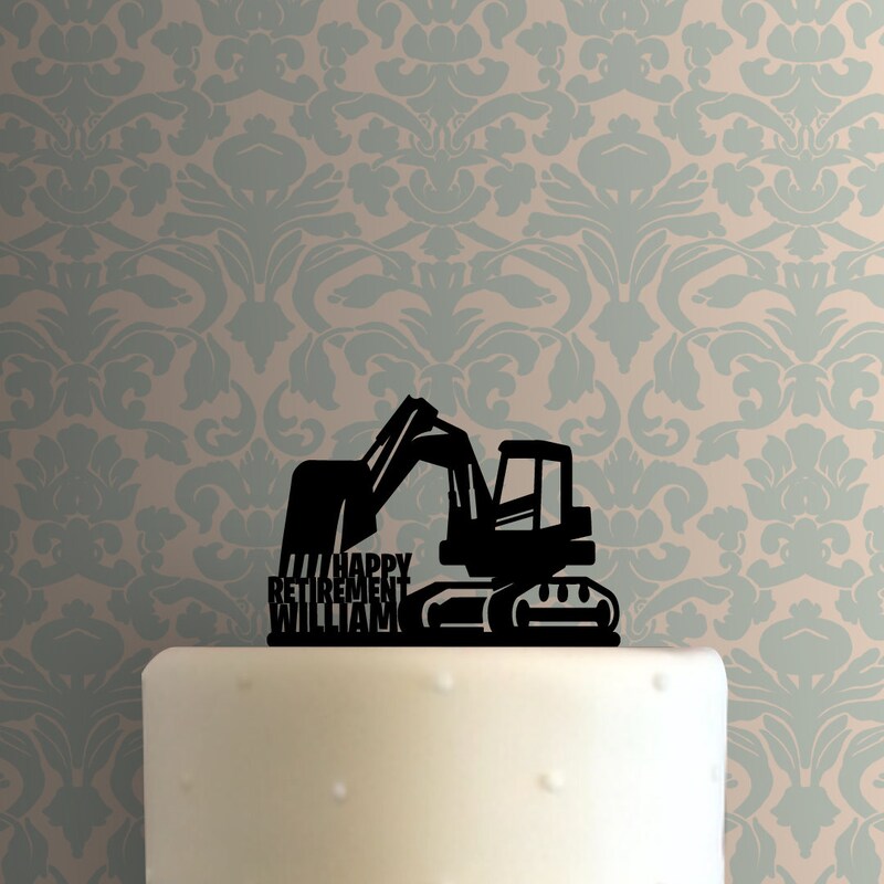 Excavator Cake Topper - Etsy