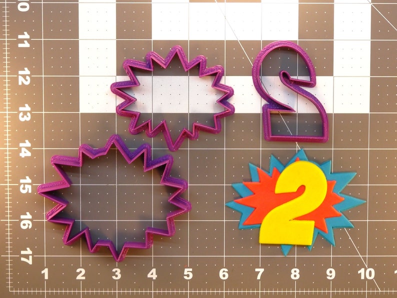 Pow Number 2 266-446 Cookie Cutter Set - Etsy