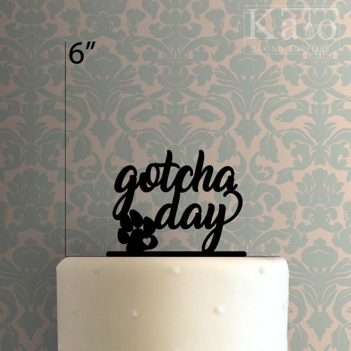 Gotcha Day 225-476 Cake Topper | Etsy