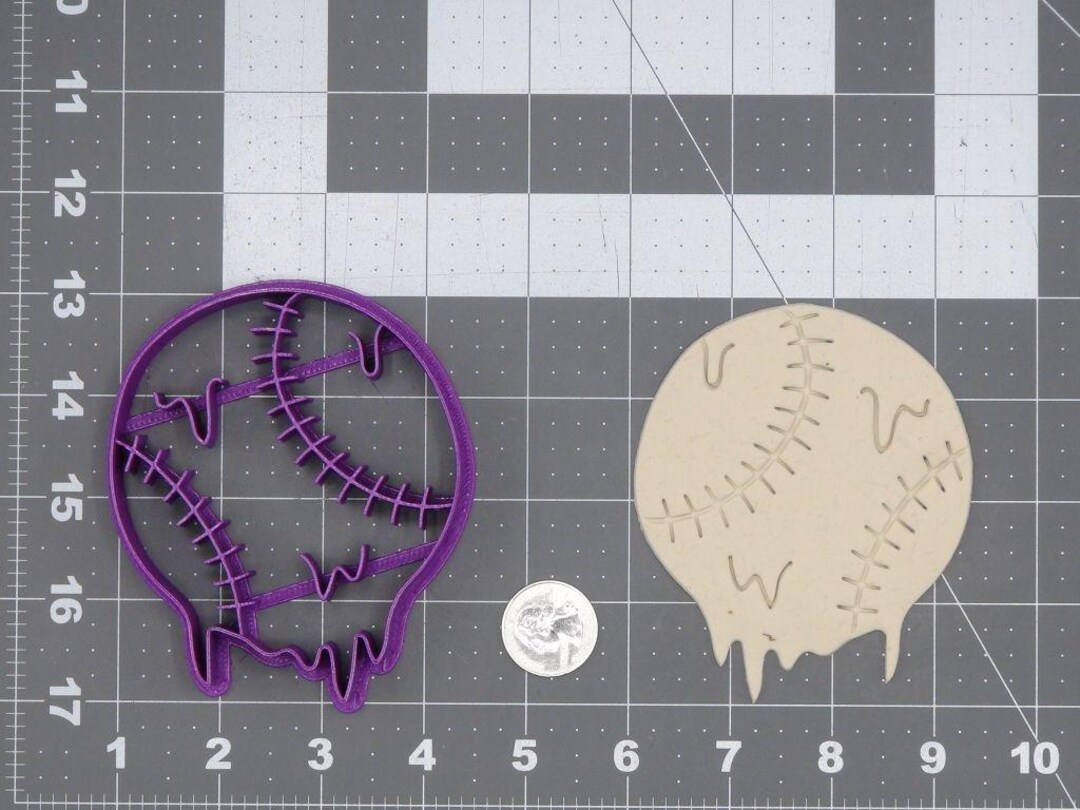 Melting Baseball 266-L698 Cookie Cutter - Etsy