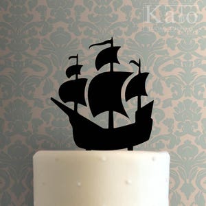 Pirate Ship 100 Cake Topper - Etsy