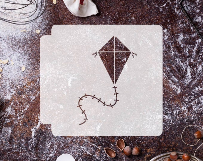 Boy With Kite Stencil, Reusable Boy With Kite Stencil, Art Stencil, DIY ...