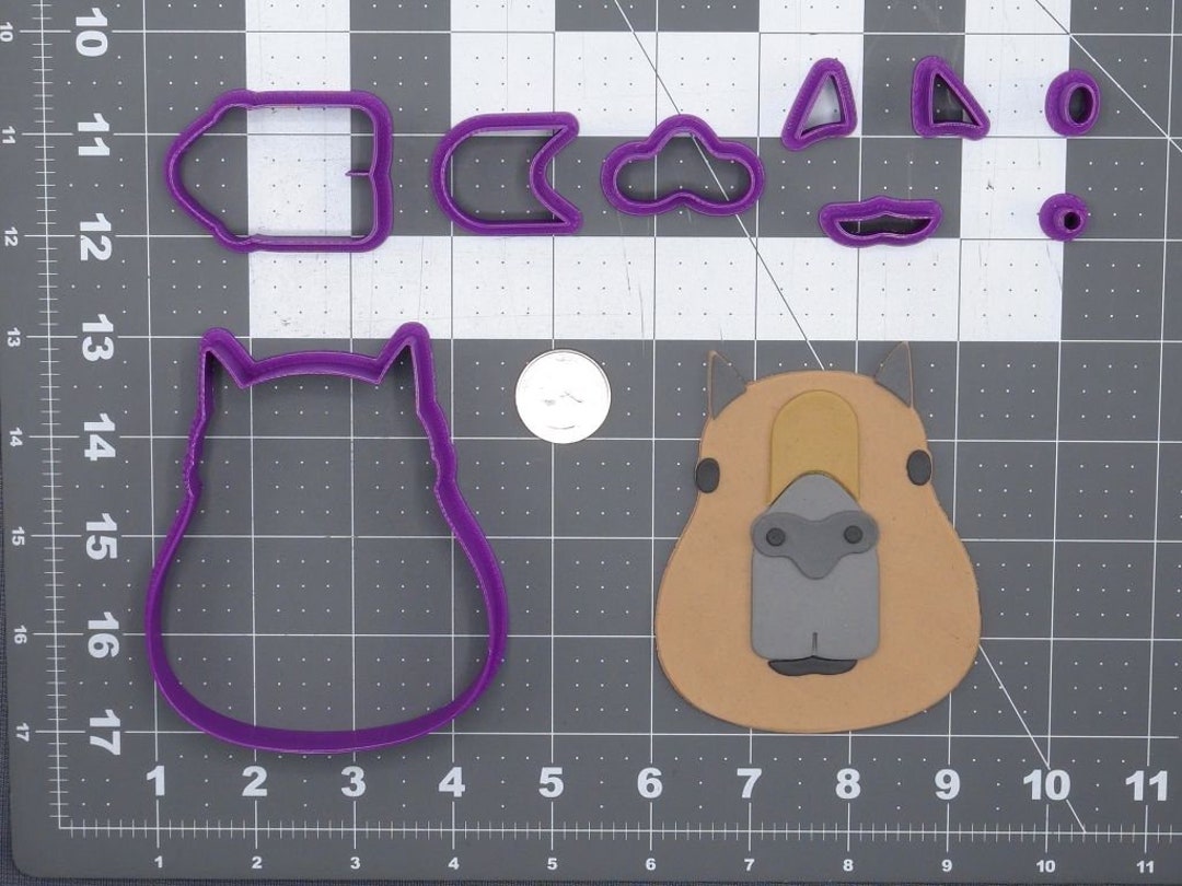 Capybara Head 266-E533 Cookie Cutter Set - Etsy