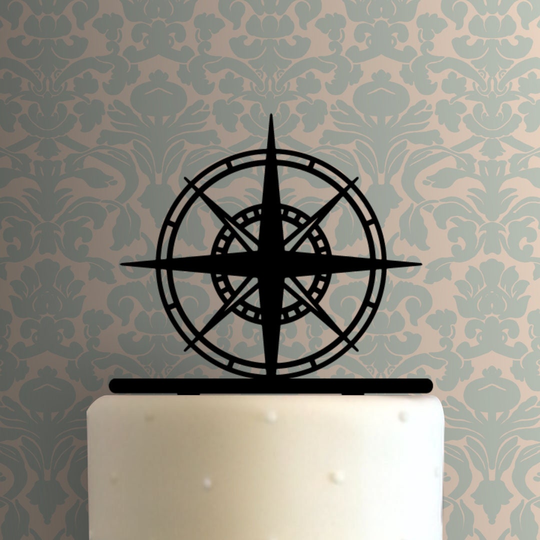 Compass 225-A018 Cake Topper - Etsy