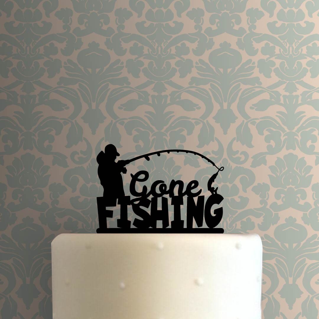 Gone Fishing 225-B571 Cake Topper - Etsy