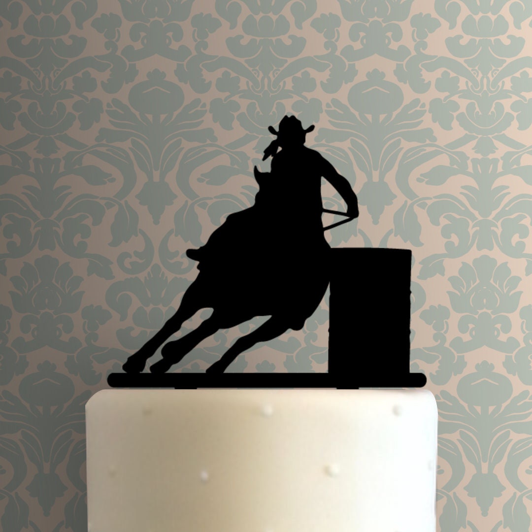 Barrel Racing 225-944 Cake Topper - Etsy