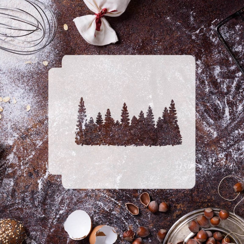 Pine Tree Stencil - Etsy