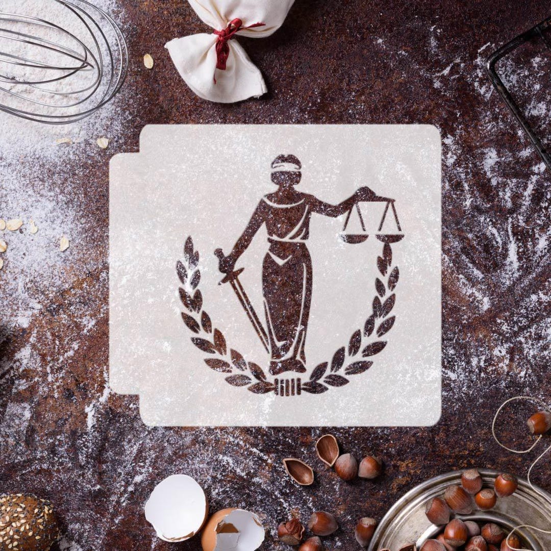 Lady Justice 783-I915 Stencil - Etsy