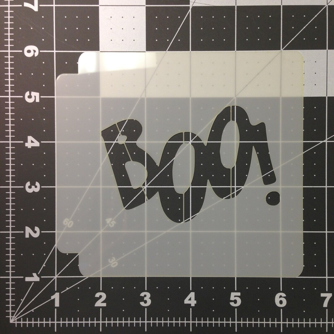 Halloween - Boo 100 Stencil - Etsy