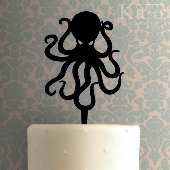 Octopus 101 Cake Topper - Etsy